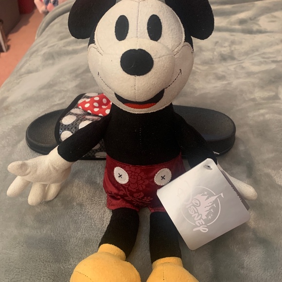 Disney | Toys | Nwt Vintage Style Felt Mickey Mouse Doll | Poshmark